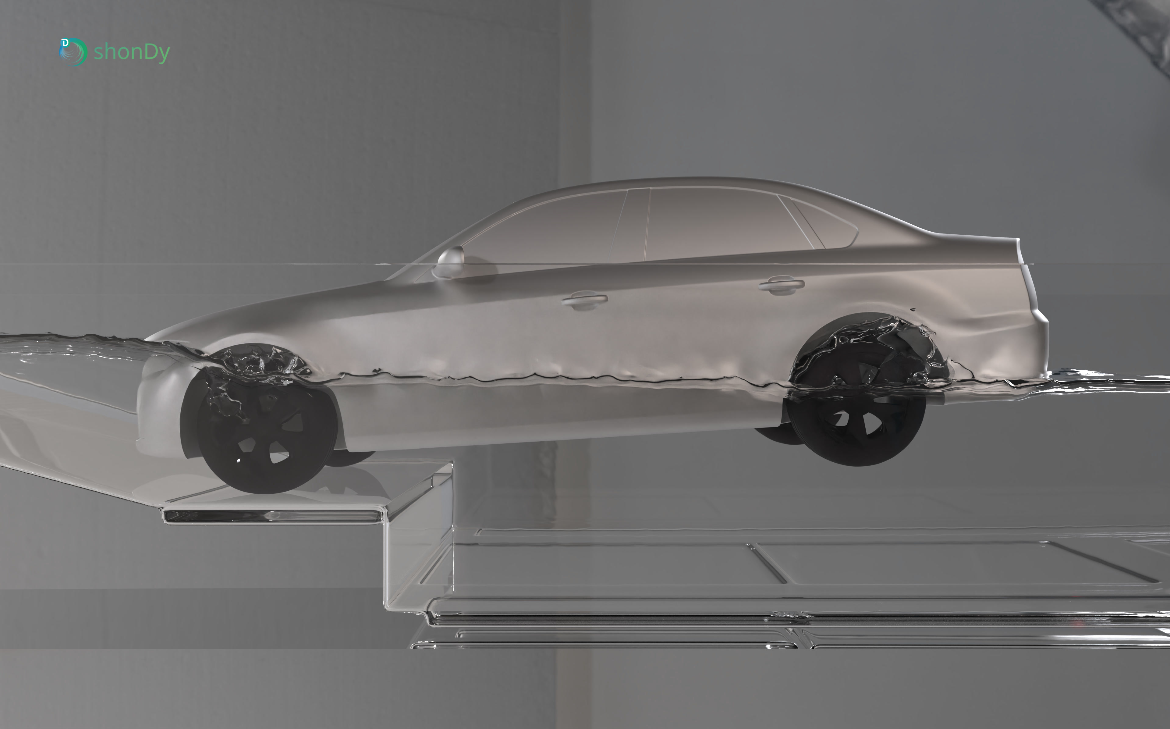 shonCloud | Floating car simulation with shonDy