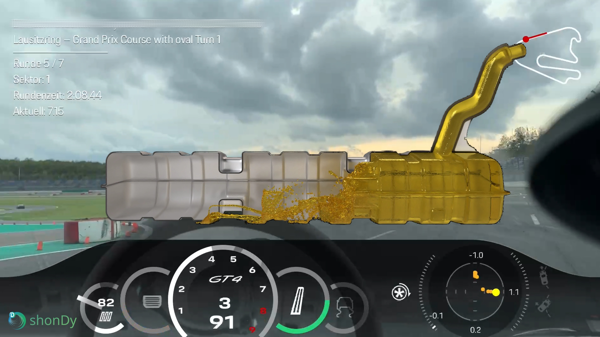 shonCloud | Race Track Tank Sloshing